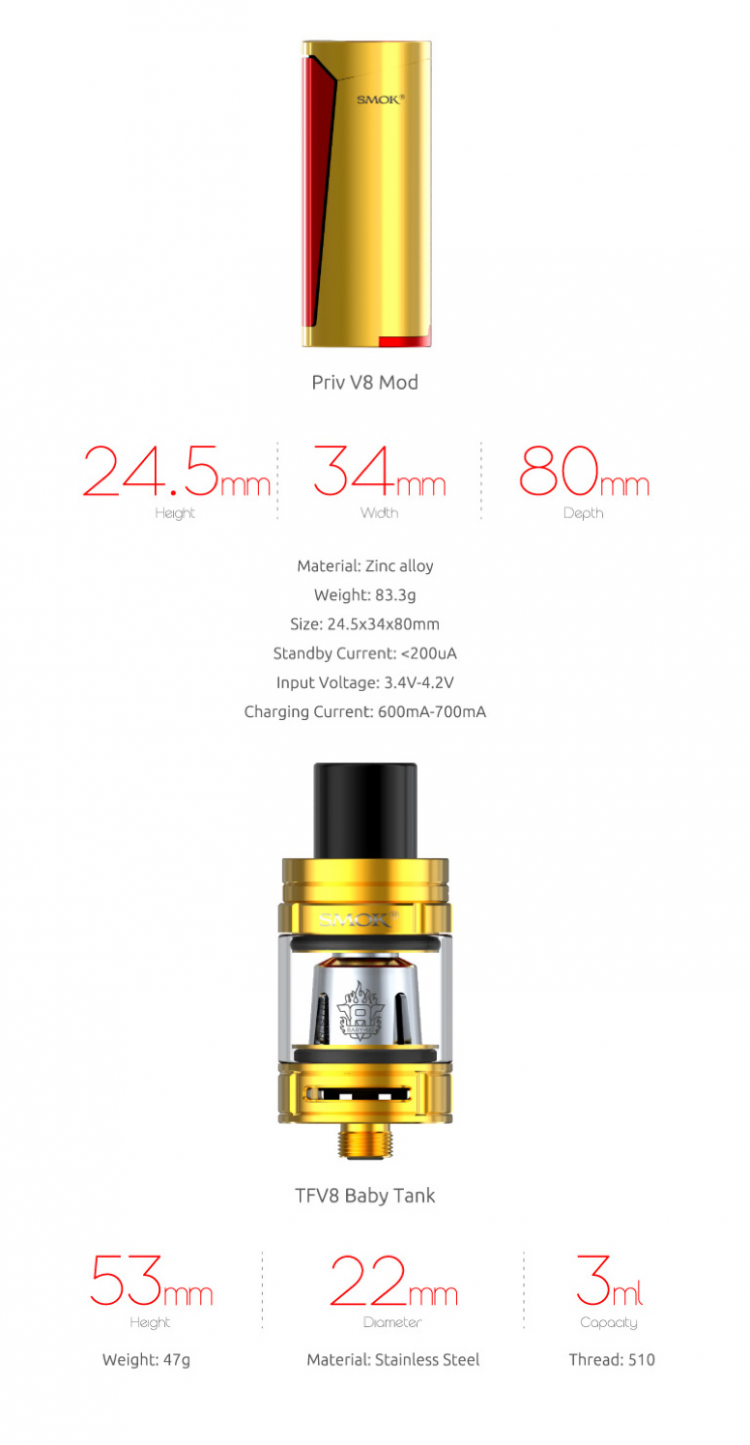 SMOK Priv V8 Kit Review | QSSV.net